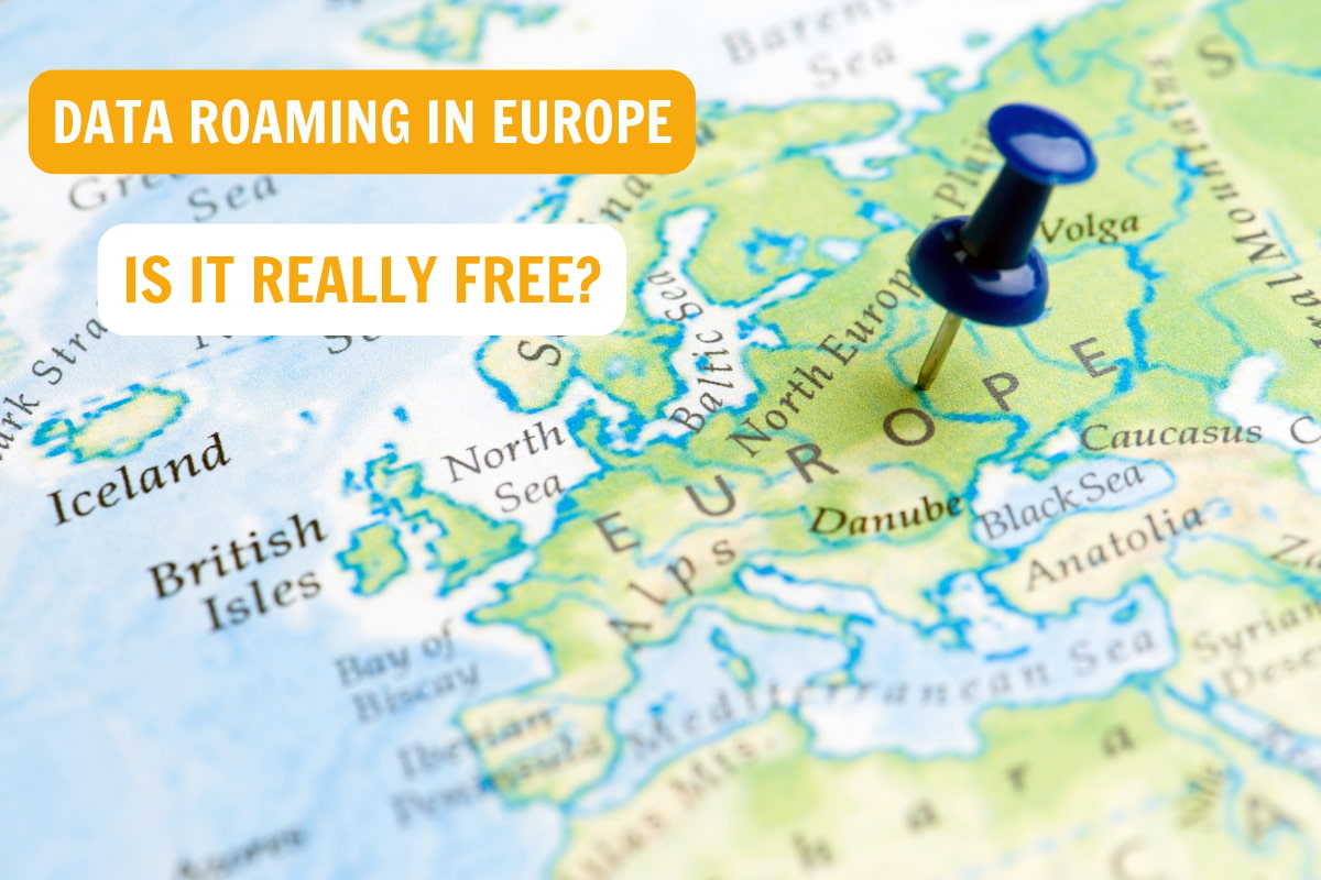 Is data roaming free in Europe?